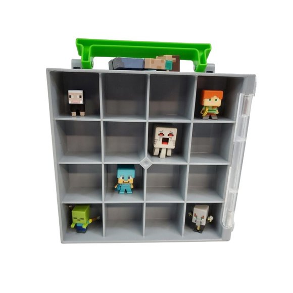 Mattel | Toys | Minecraft Cube Mini Figures Collector Display Case ...